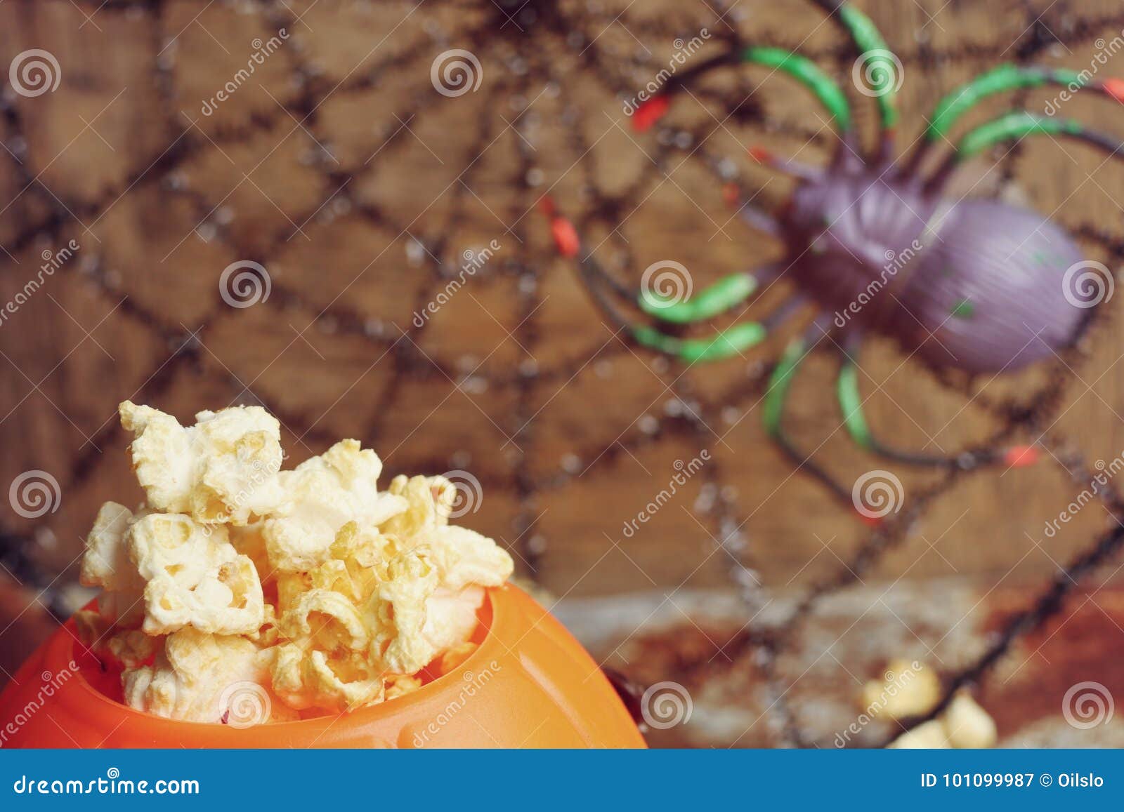 Halloween popcorn stock image. Image of salt, celebration - 101099987