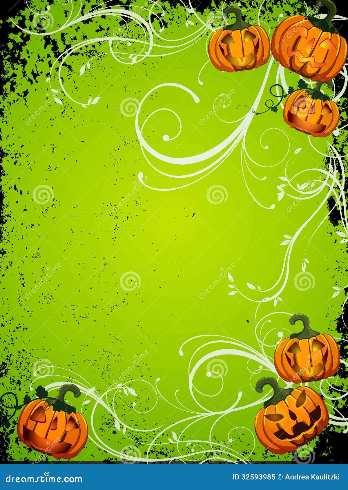 Halloween poster stock illustration. Image of background - 32593985