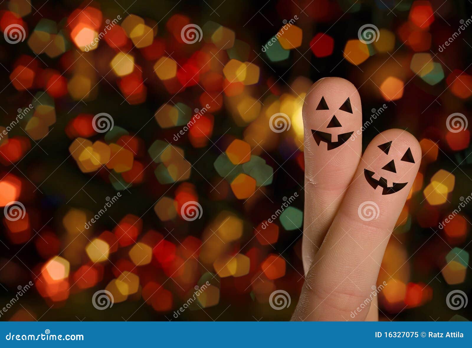 Halloween Pumpkin Finger Hug Stock Image - Image of decoration, emotion ...