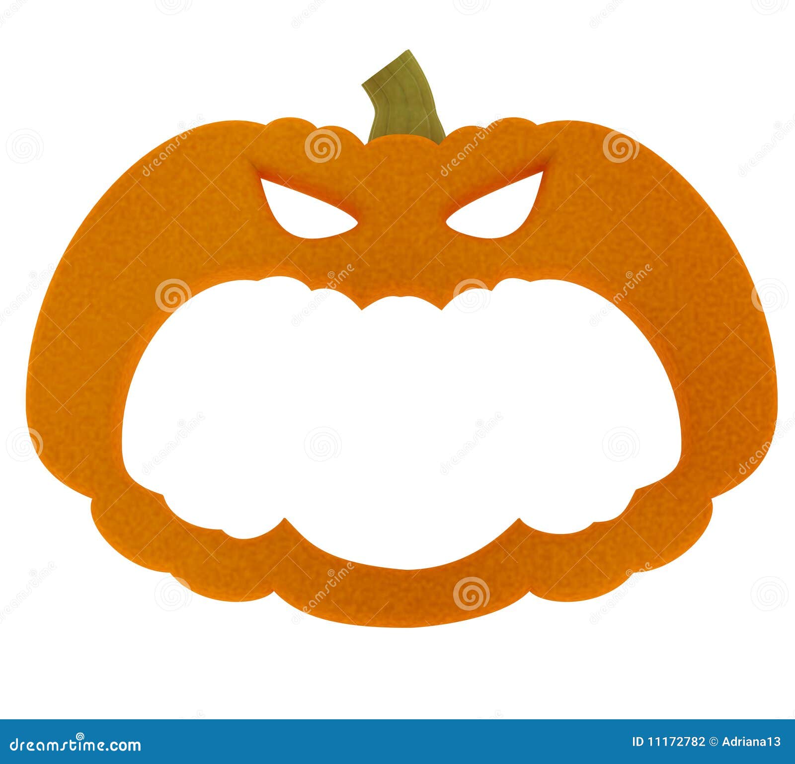 Halloween pumpkin frame stock illustration. Illustration of smile ...