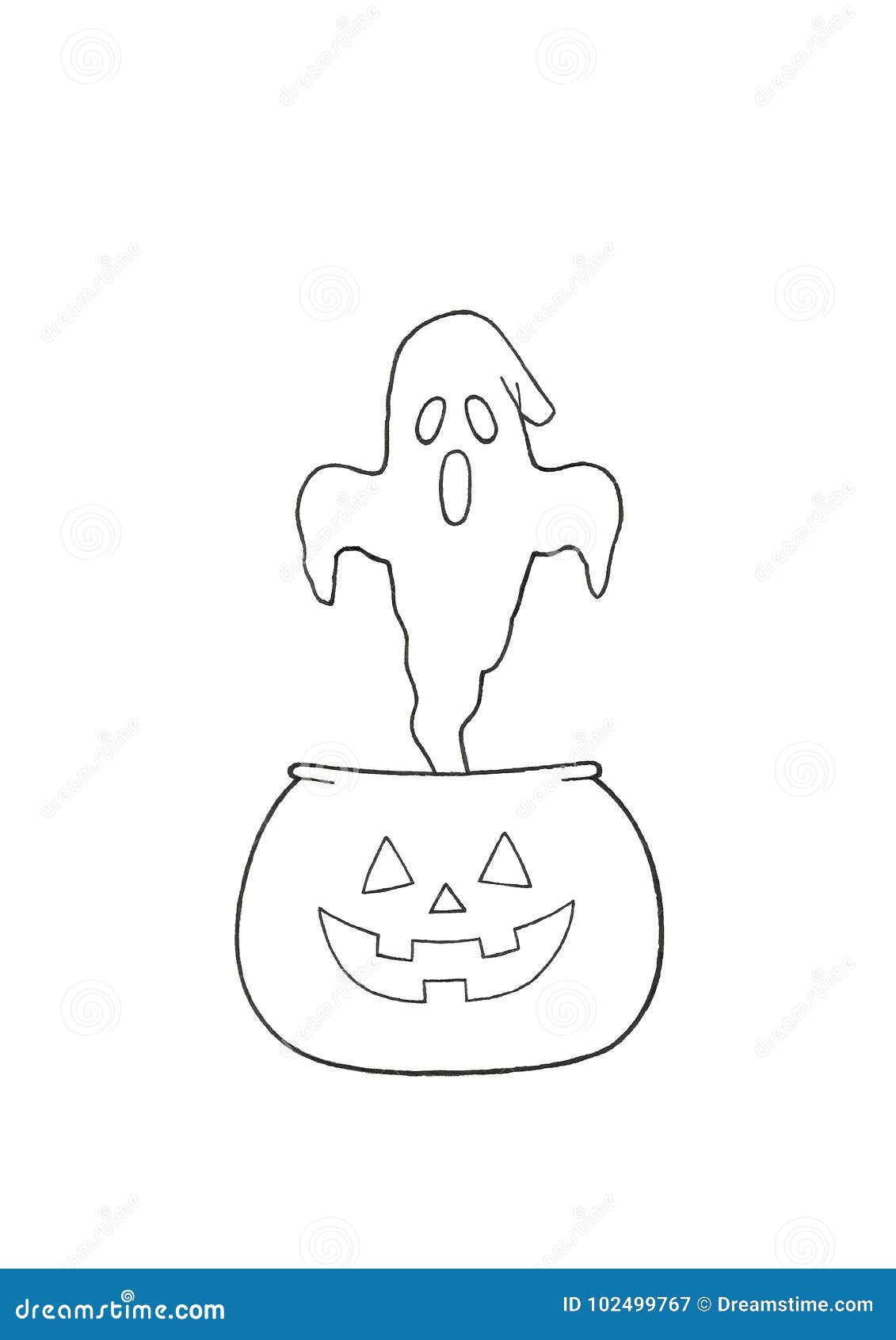 Ghost Line And Glyph Icon. Phantom Vector Illustration Isolated On ...