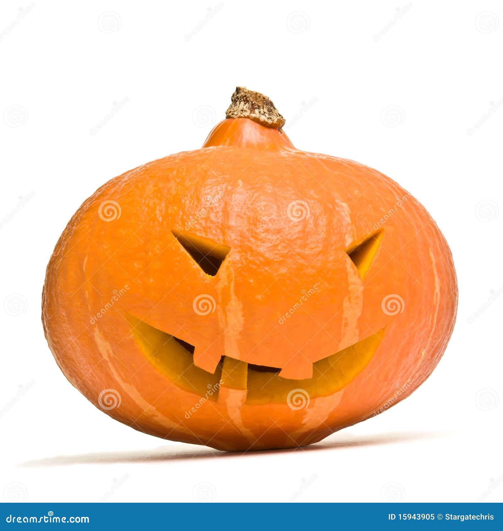 Halloween Pumpkin Head stock image. Image of autumn, macro - 15943905