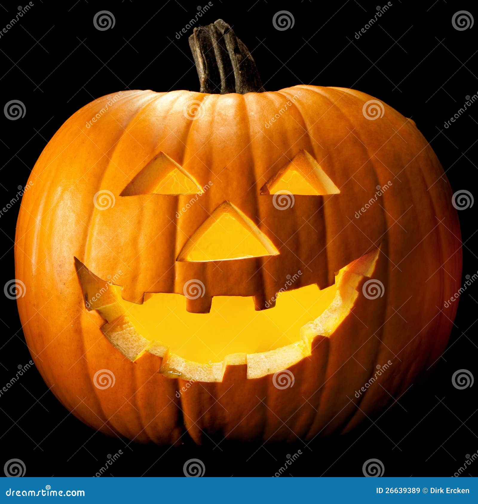 Halloween pumpkin head stock image. Image of horror, smile - 26639389