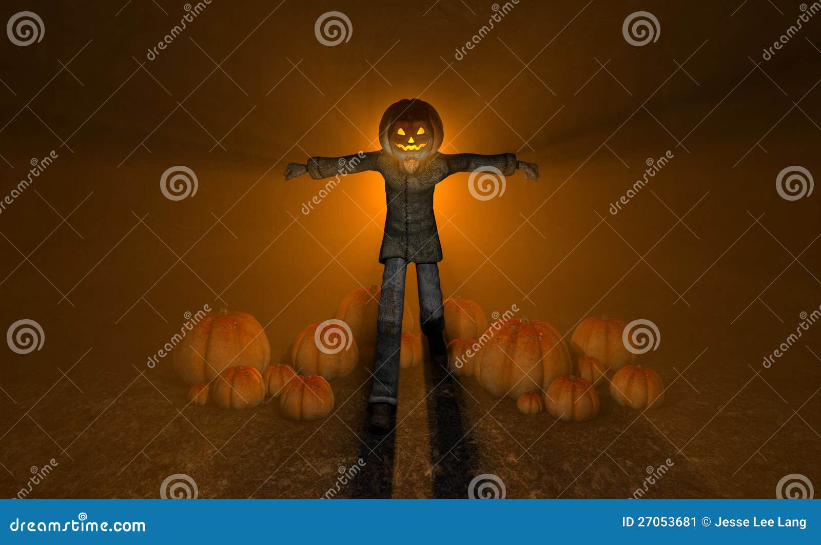 Halloween pumpkin man stock illustration. Illustration of smile - 27053681