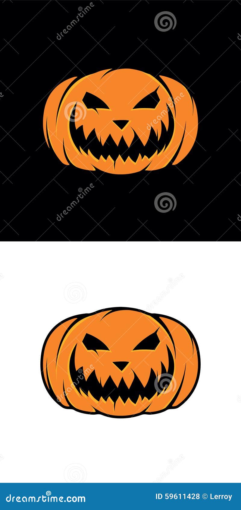 Ghastly, Horrible, Horror Icon. Element Of Negative Character Traits ...