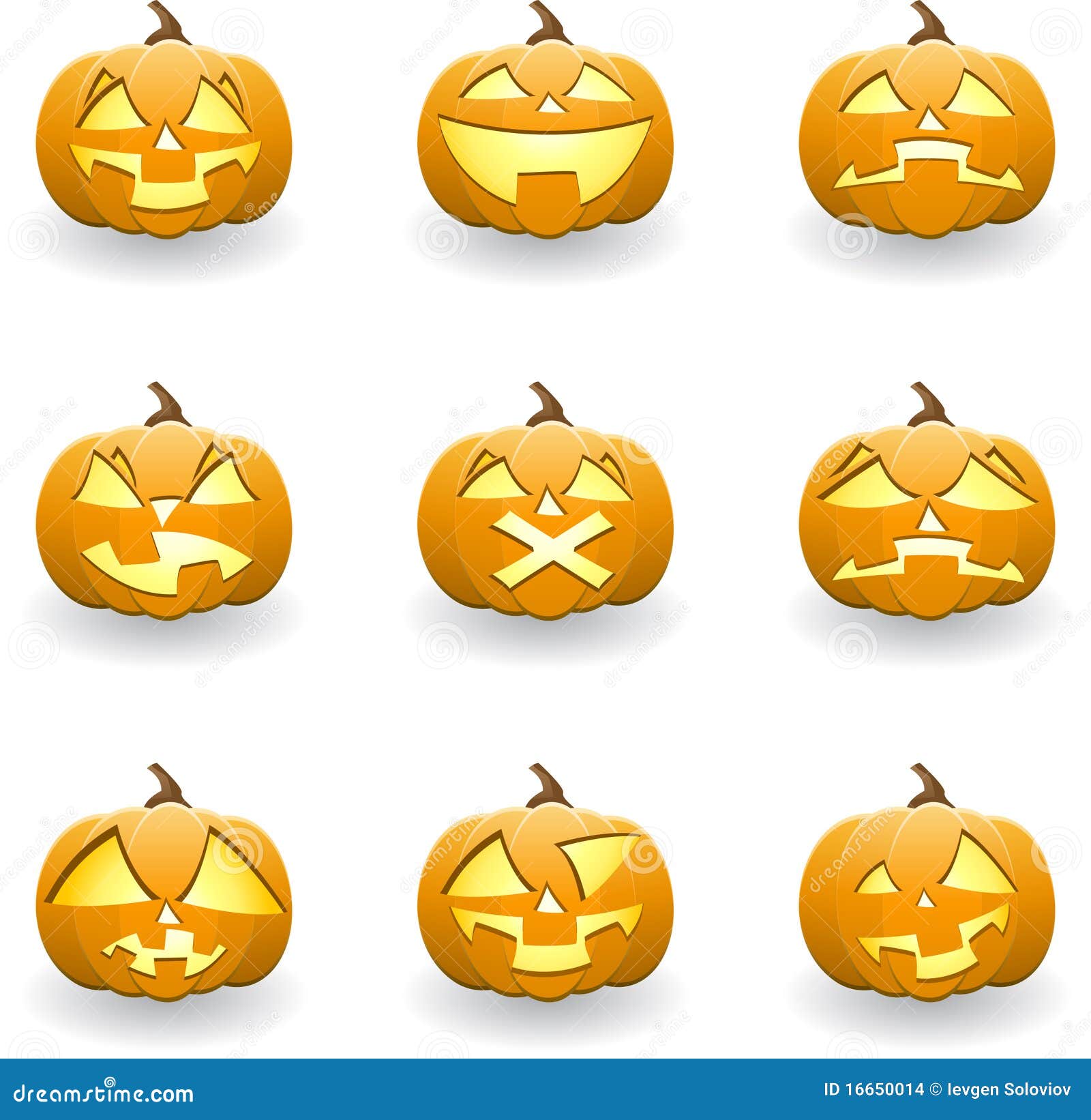 Halloween pumpkin smiles stock illustration. Illustration of bizarre ...