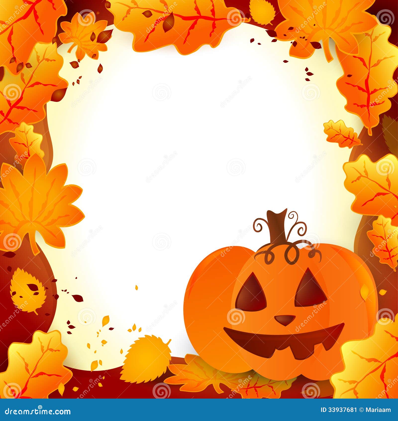 Halloween-Rahmen stock abbildung. Illustration von glücklich - 33937681