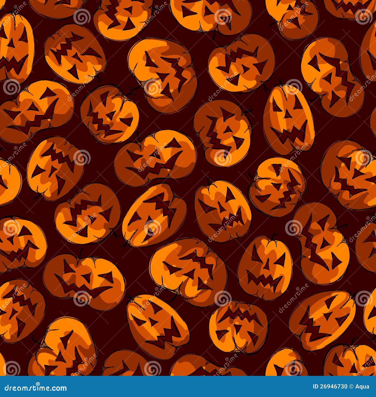 Halloween seamless stock vector. Illustration of symmetry - 26946730