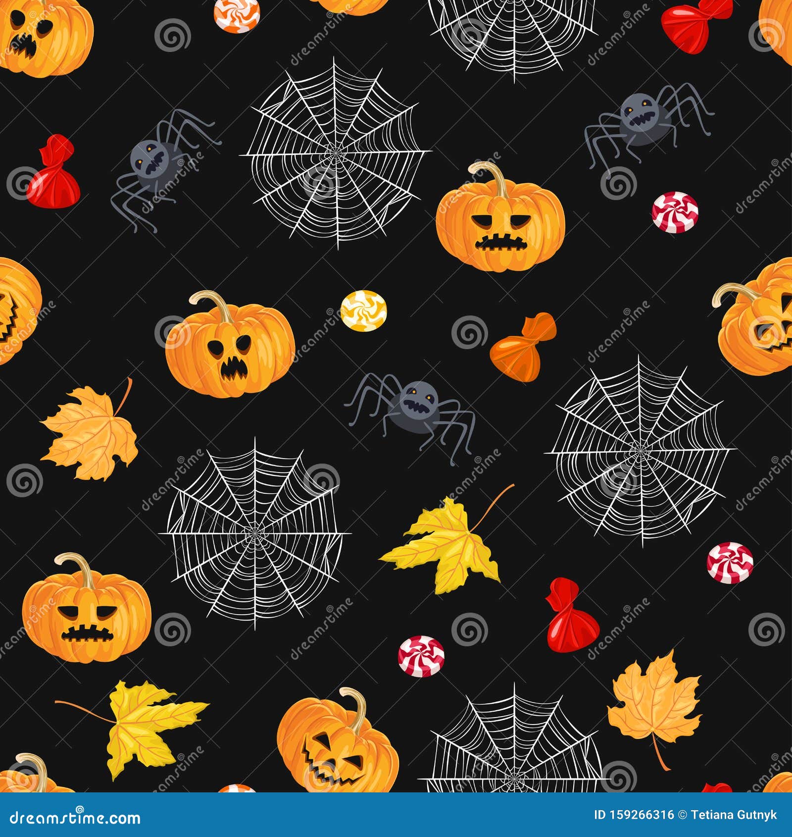 Seamless Cobweb Pattern On Dark Backdrop. Line Art Of Spider Web For ... Seamless Cobweb Pattern On Dark Backdrop. Line Art Of Spider Web For ...