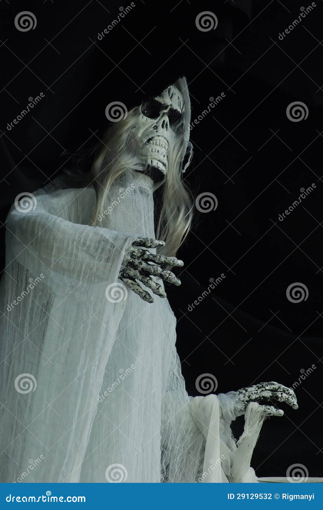 Skeletal Ghost Mask Stock Photo | CartoonDealer.com #231413580