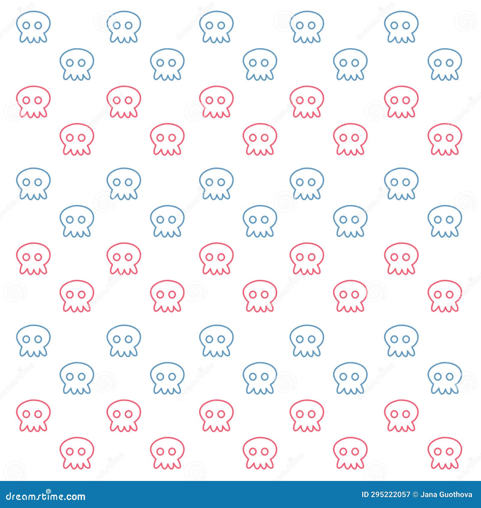 Skeleton Texture, Seamless Vector Illustration | CartoonDealer.com ...