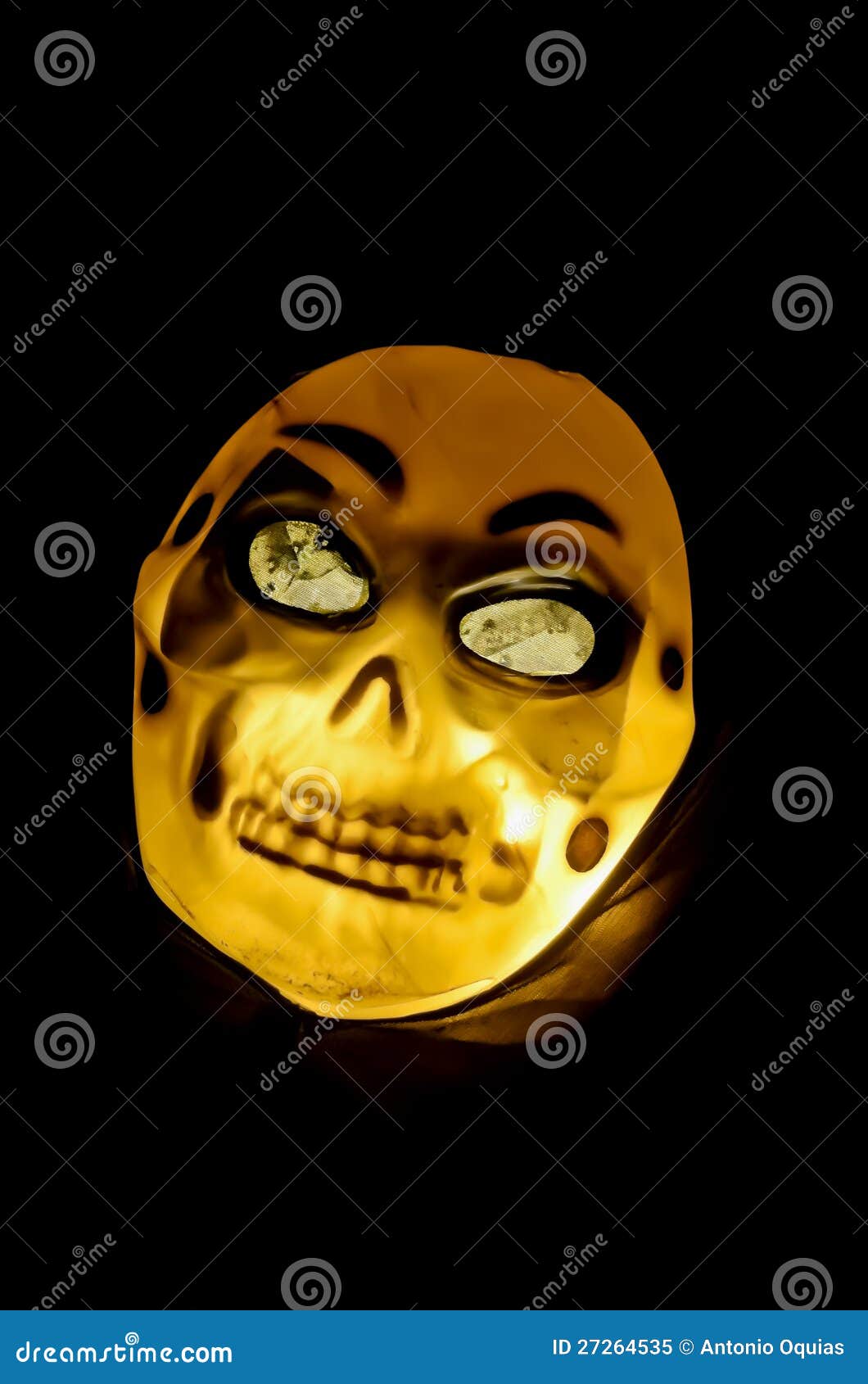 Halloween Skeleton Mask stock image. Image of skeleton - 27264535