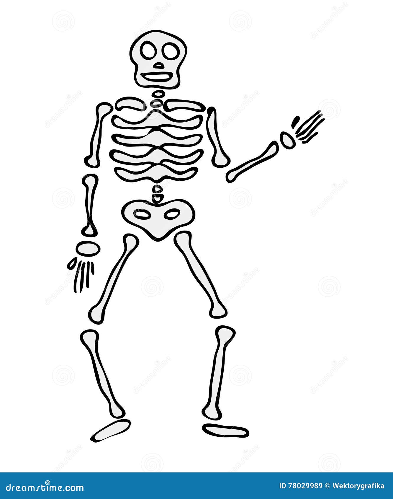 Halloween Skeleton Vector Symbol Icon Design. Stock Vector ...