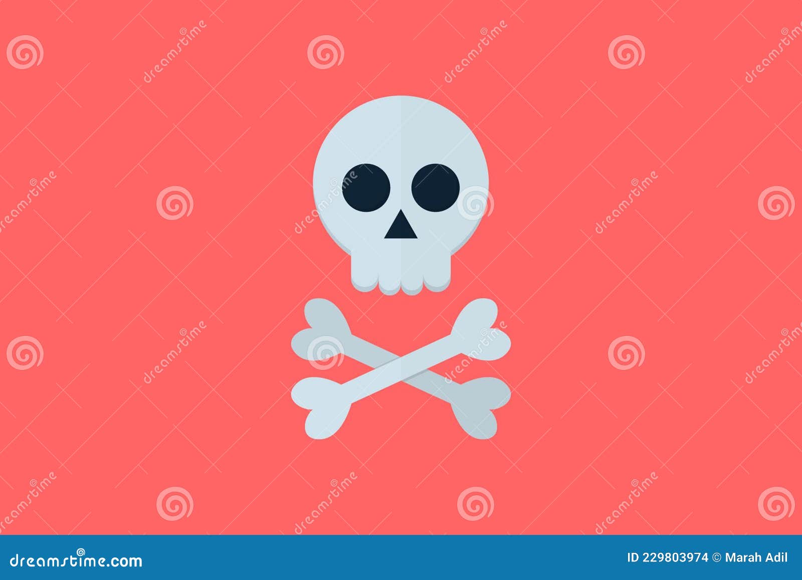 Halloween Skull Sticker Vector Illustration Stock Illustration ...