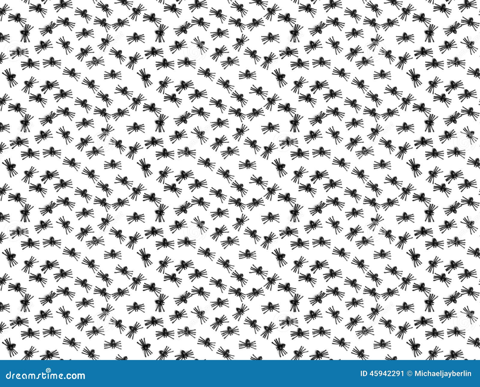 Halloween - Spiders - Background Pattern - Isolated Stock Image - Image ...