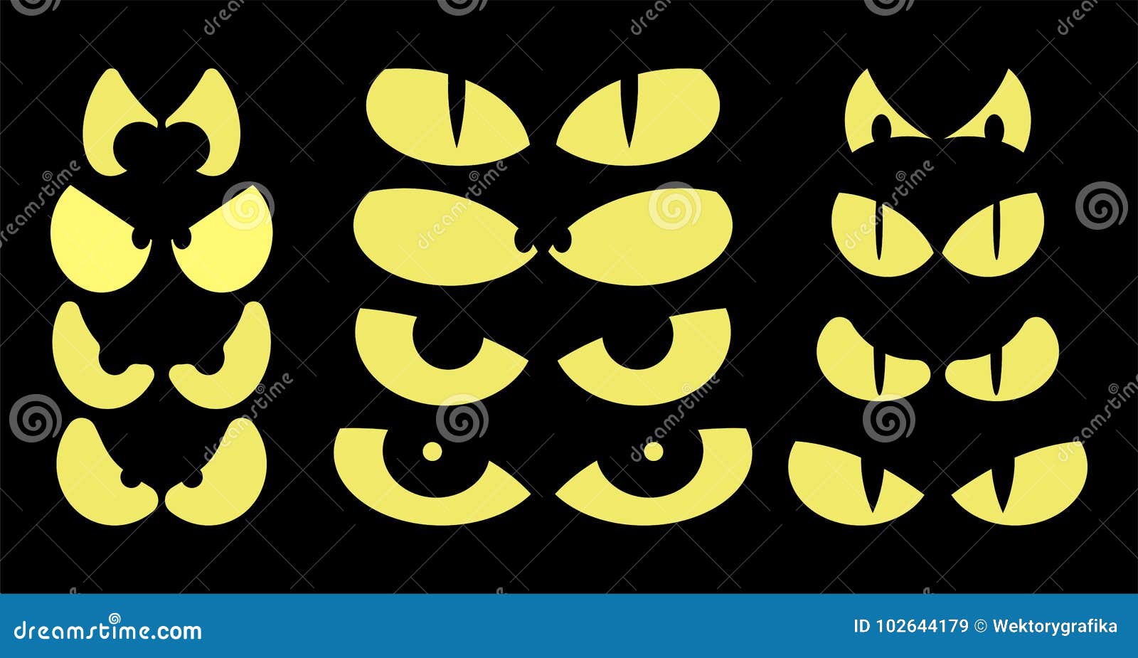 Scary Eyes. Stock Photography | CartoonDealer.com #55638356