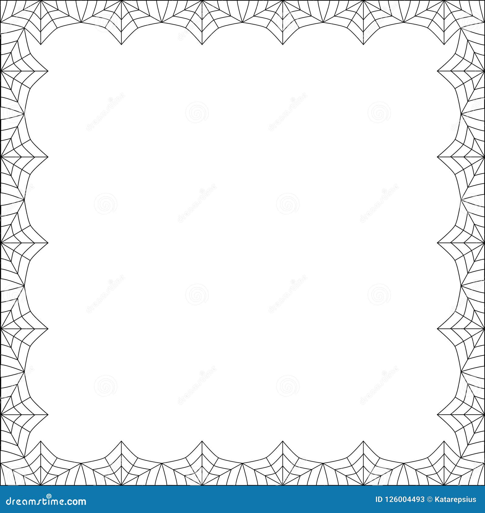 Spider Web Page Border