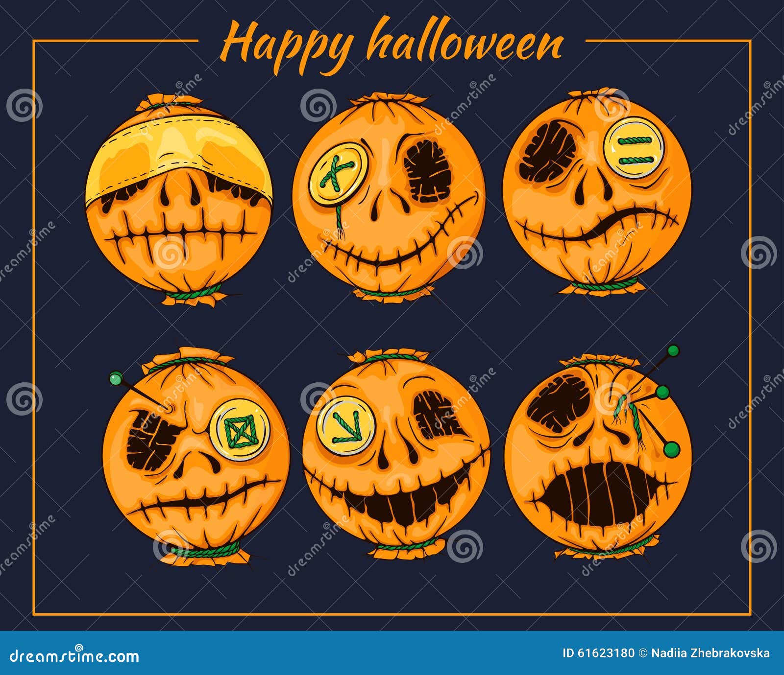 Halloween-style Smiles of Horror 2 Stock Vector - Illustration of ...