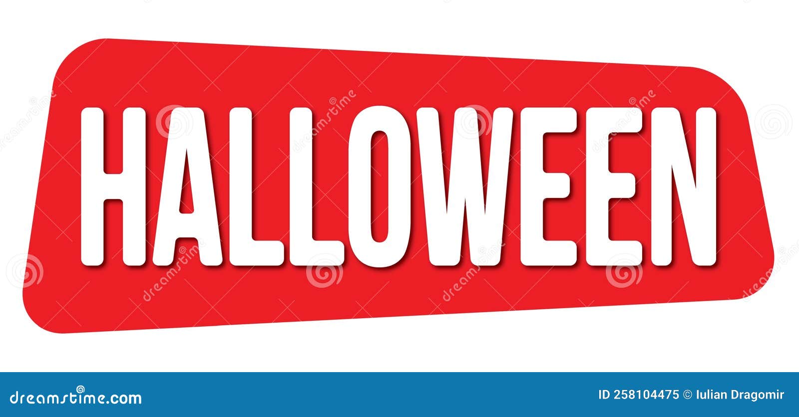 HALLOWEEN Text Written on Red Stamp Sign Stock Illustration ...