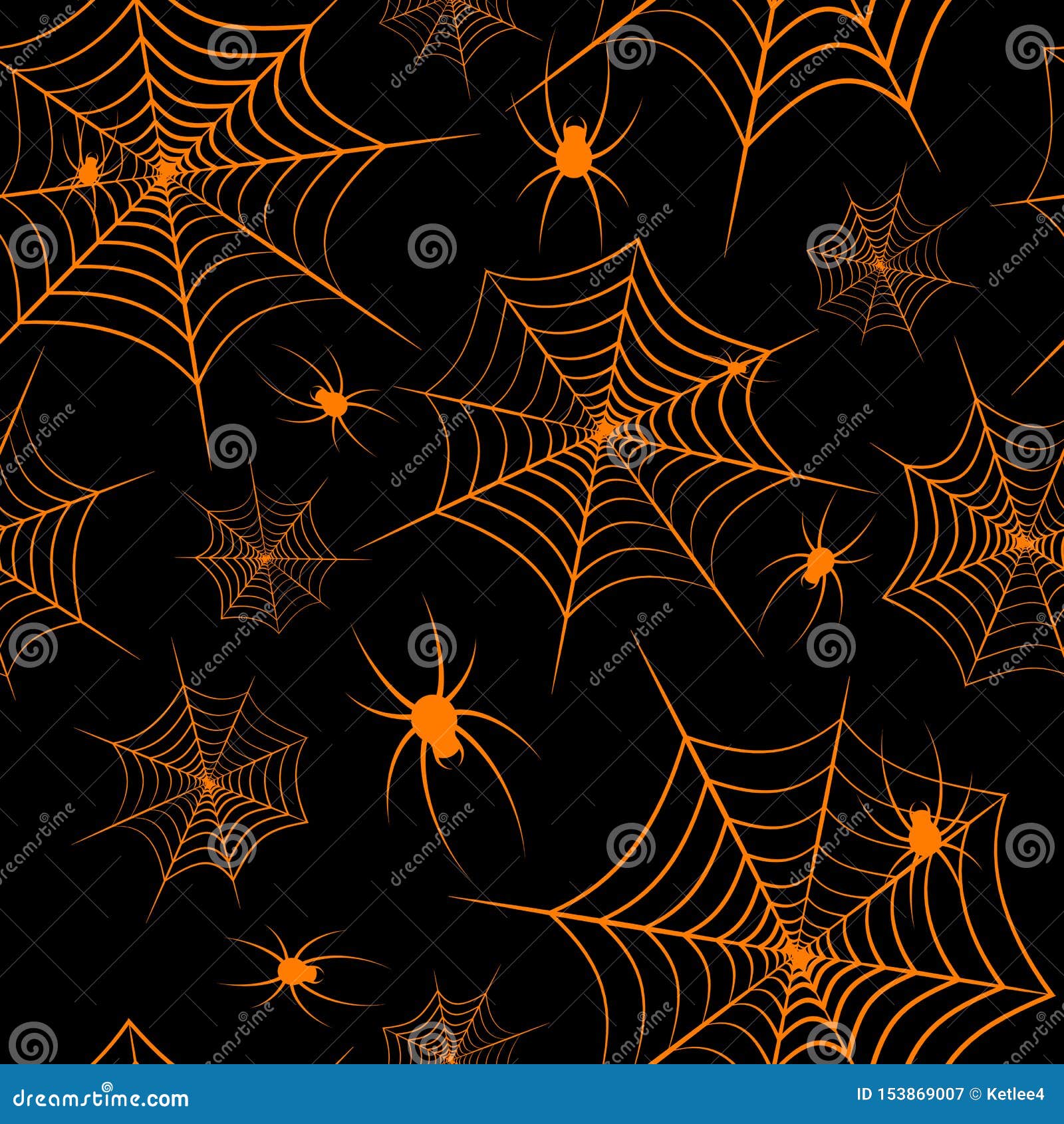 Halloween Spiders Background