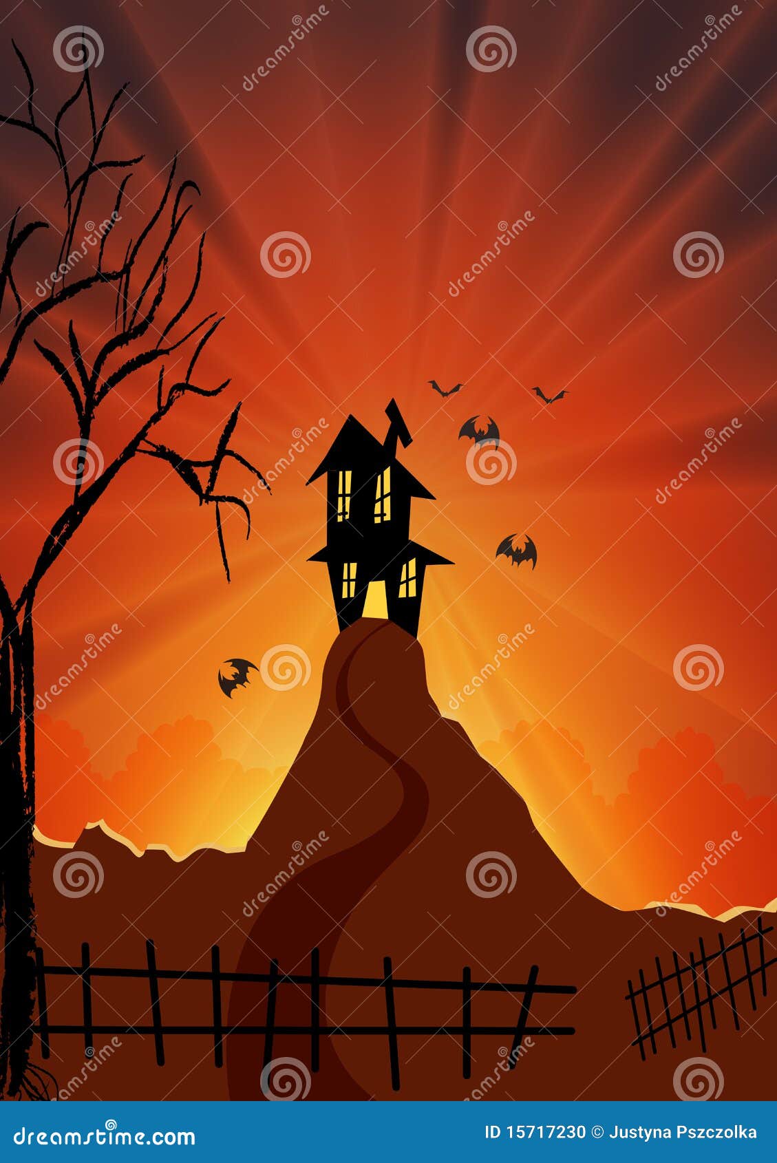 Halloween time stock vector. Illustration of invitation - 15717230