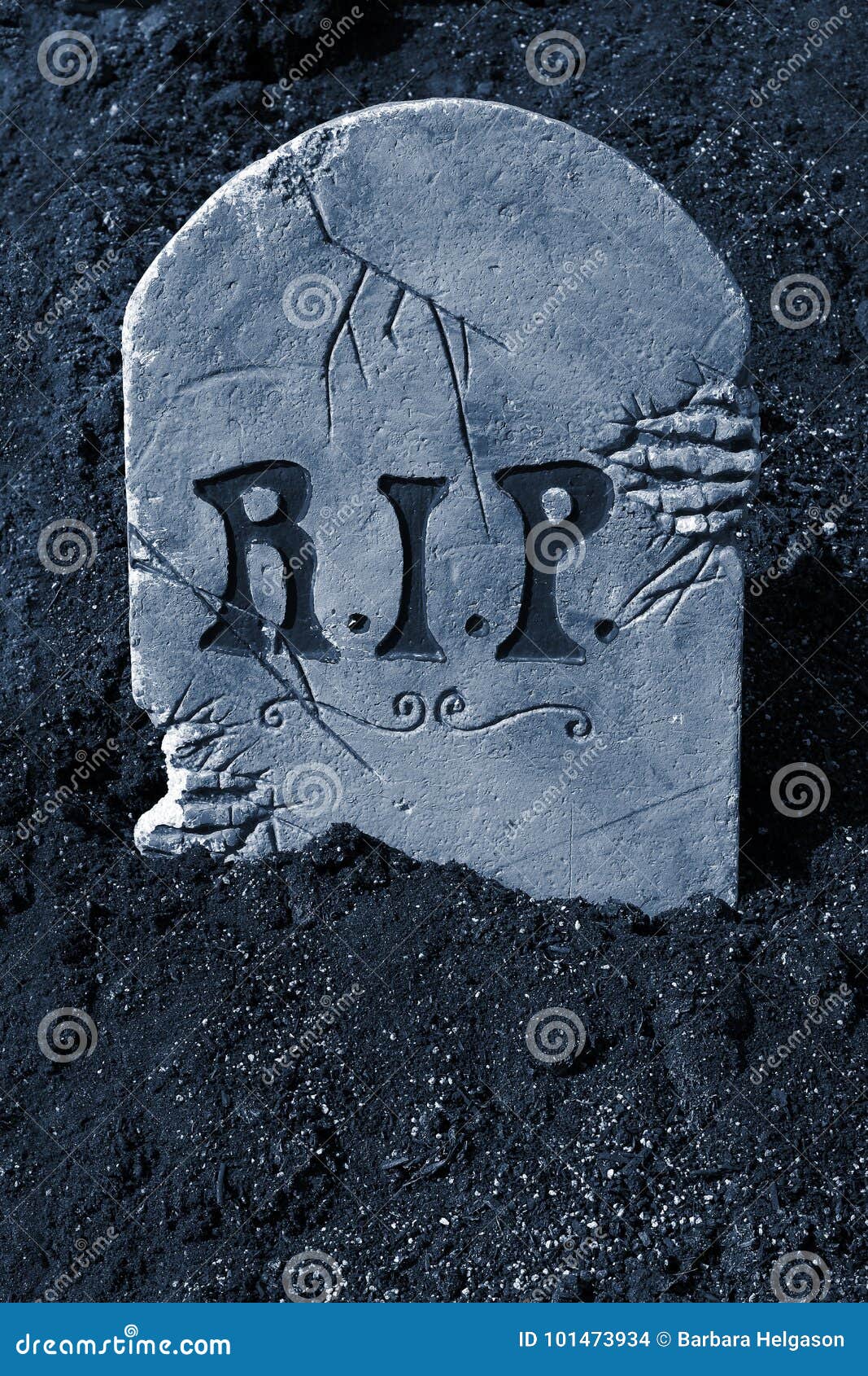 Rip Halloween Tombstone Royalty-Free Stock Photo | CartoonDealer.com ...