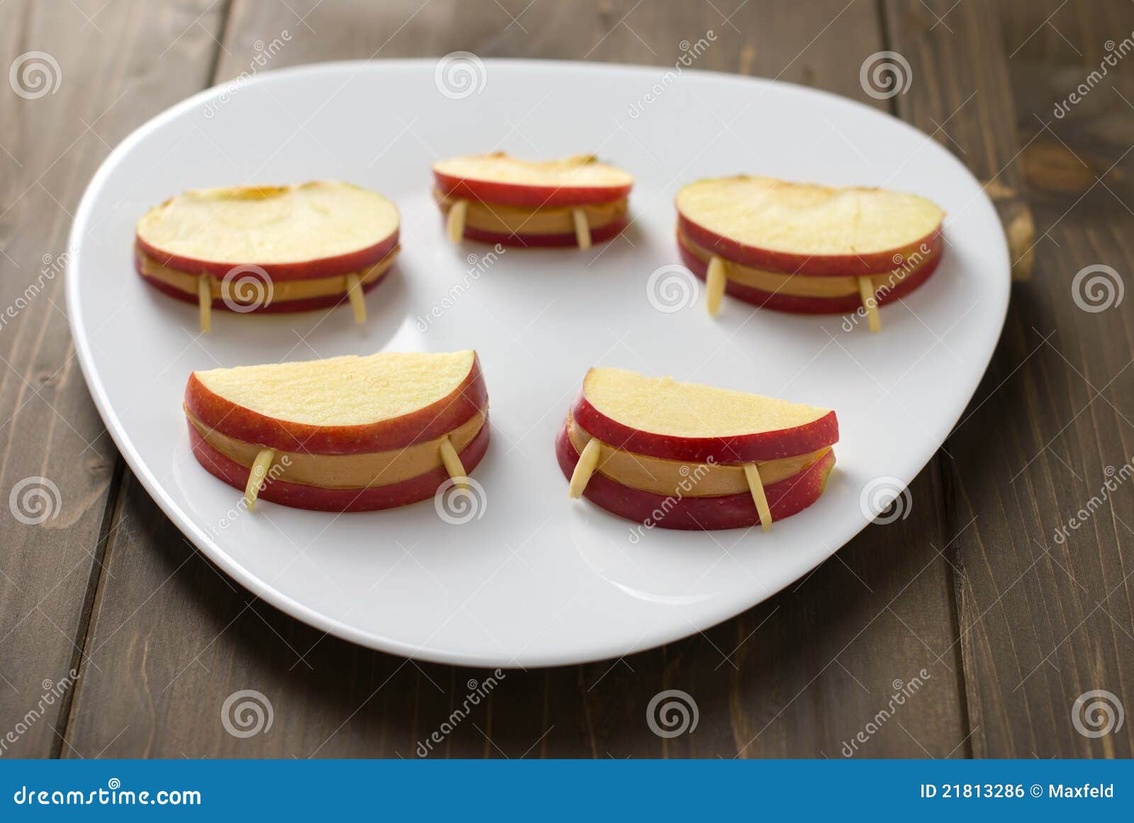 Halloween Vampire Apple Lips Stock Photo - Image of white, homemade ...