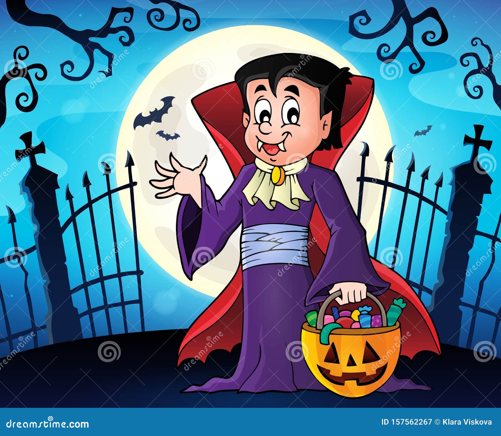 Halloween Vampire Topic Image 1 Stock Vector - Illustration of holiday ...