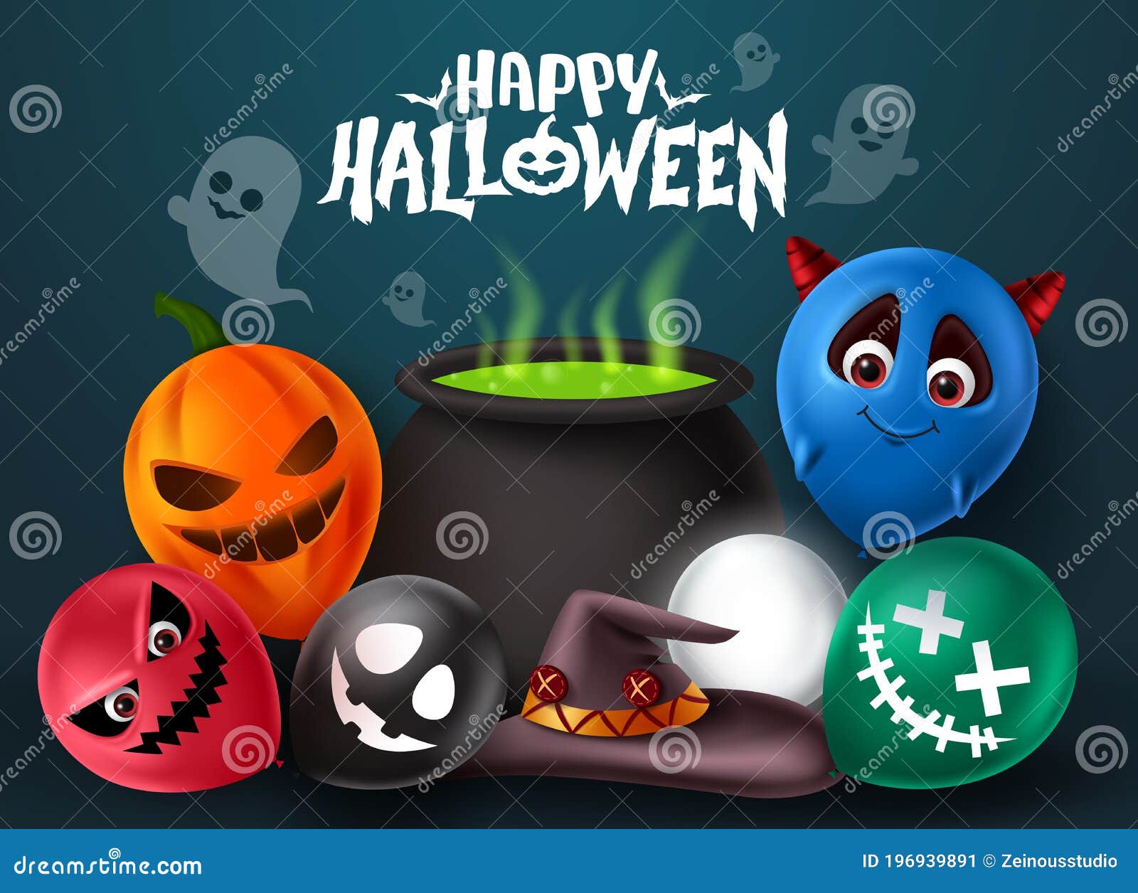 Scary Characters. Various Fears Of People Nervous Panic Characters With ...