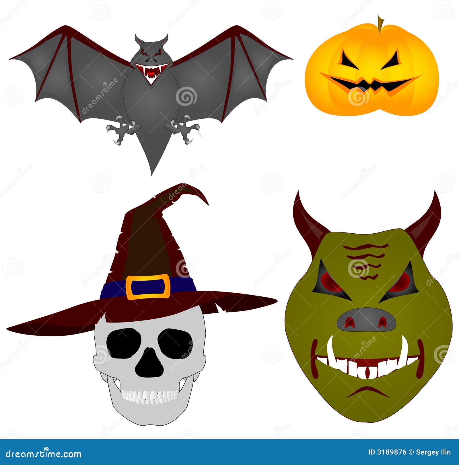 Halloween. Vector images stock vector. Illustration of death - 3189876