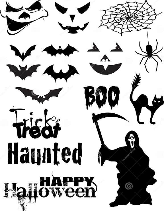 Halloween Vector Pack stock vector. Illustration of halloween - 21110437