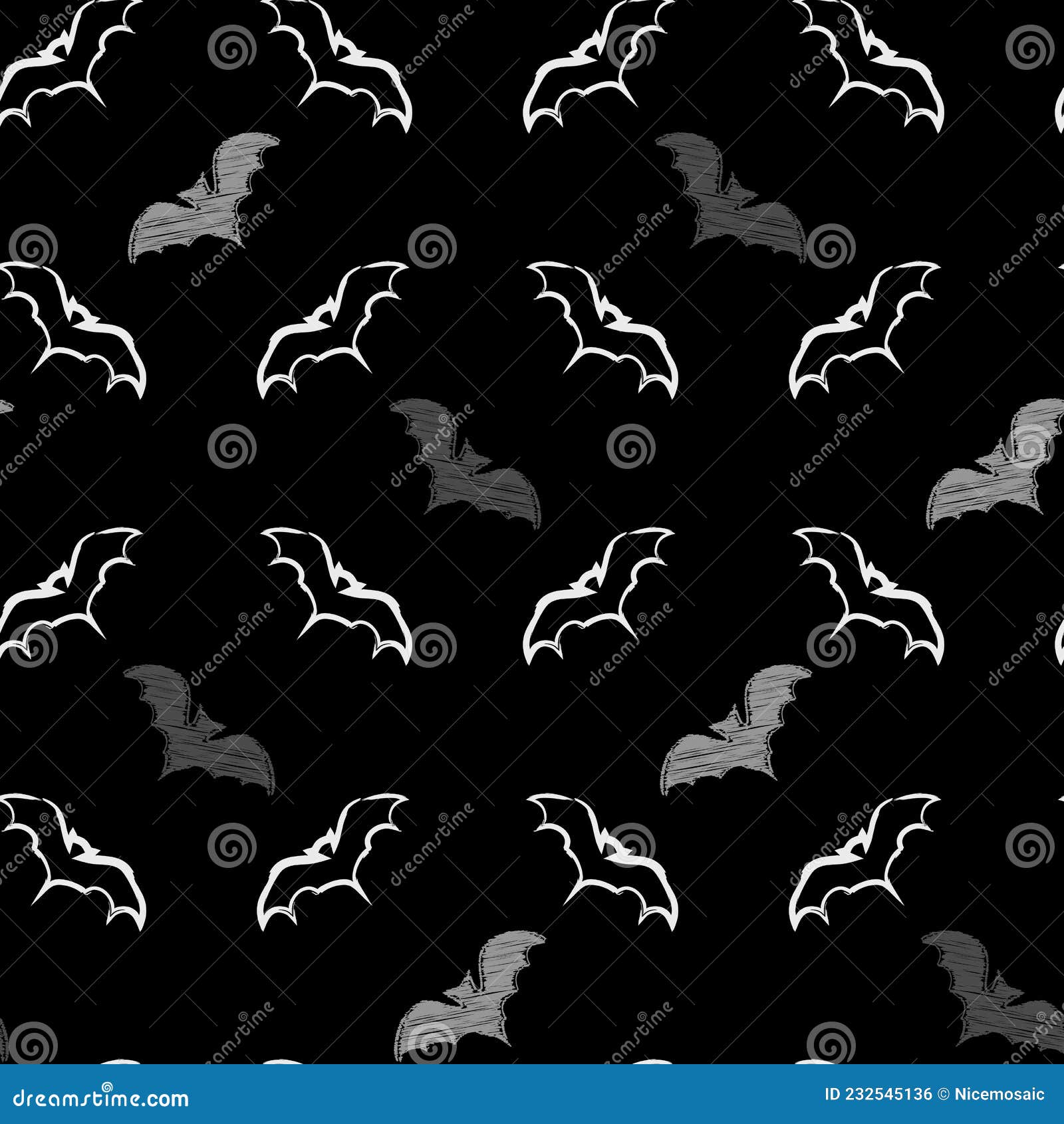 Horrific Seamless Pattern Of Female Eyes, Scary Abstract Background ...