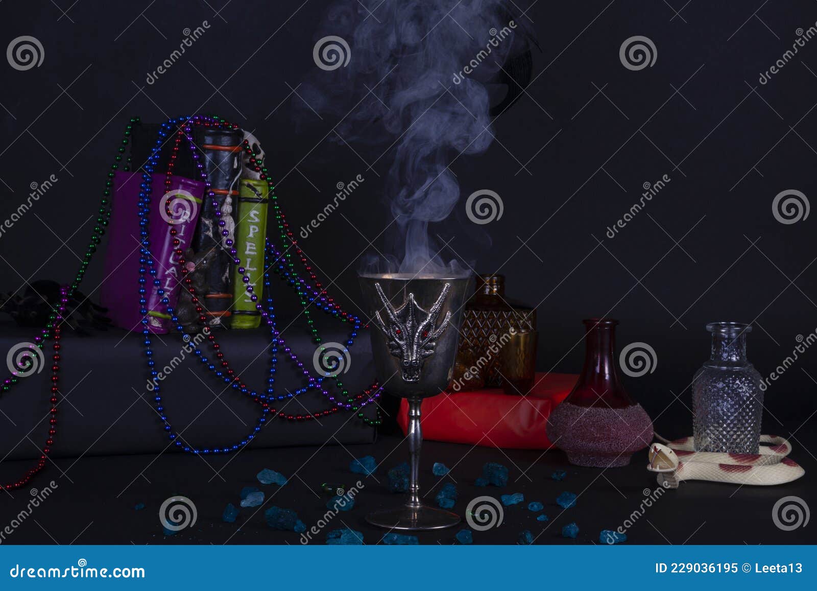 Halloween VooDoo Halloween Rituals Stock Image - Image of spooky, beads ...
