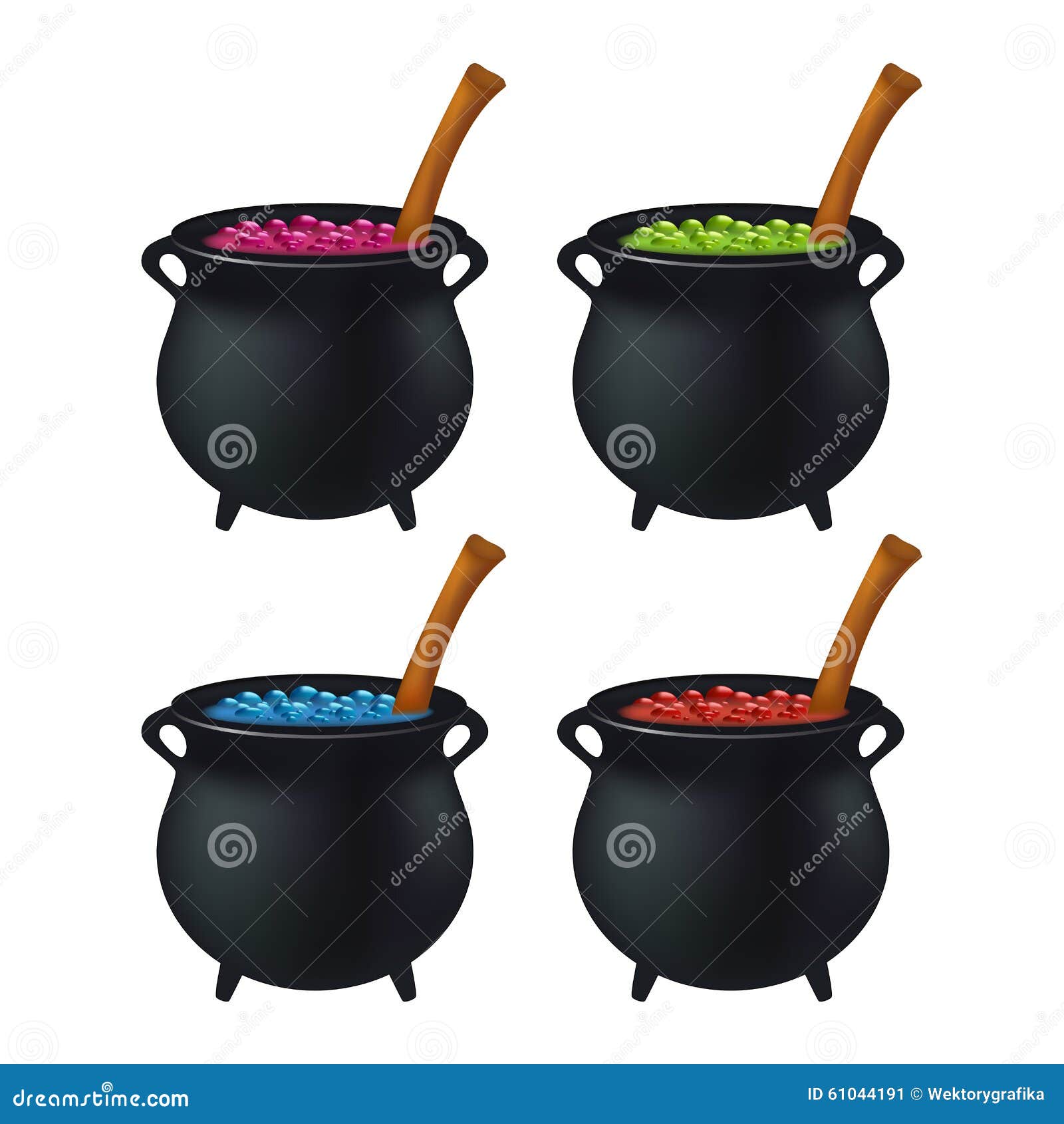 Halloween Witch Cauldron with Colorful Potion, Bubbling Witches Brew ... Halloween Witch Cauldron with Colorful Potion, Bubbling Witches Brew ...