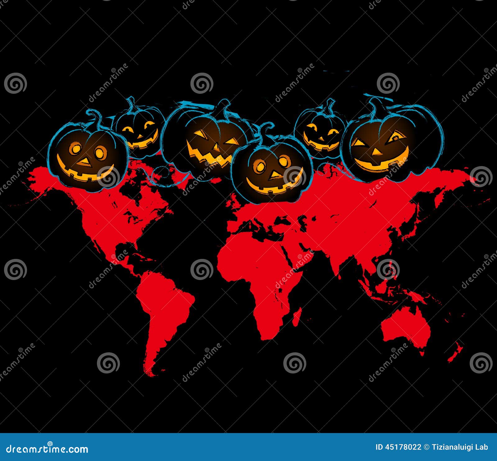 Halloween in the world stock photo. Image of evil, fear - 45178022