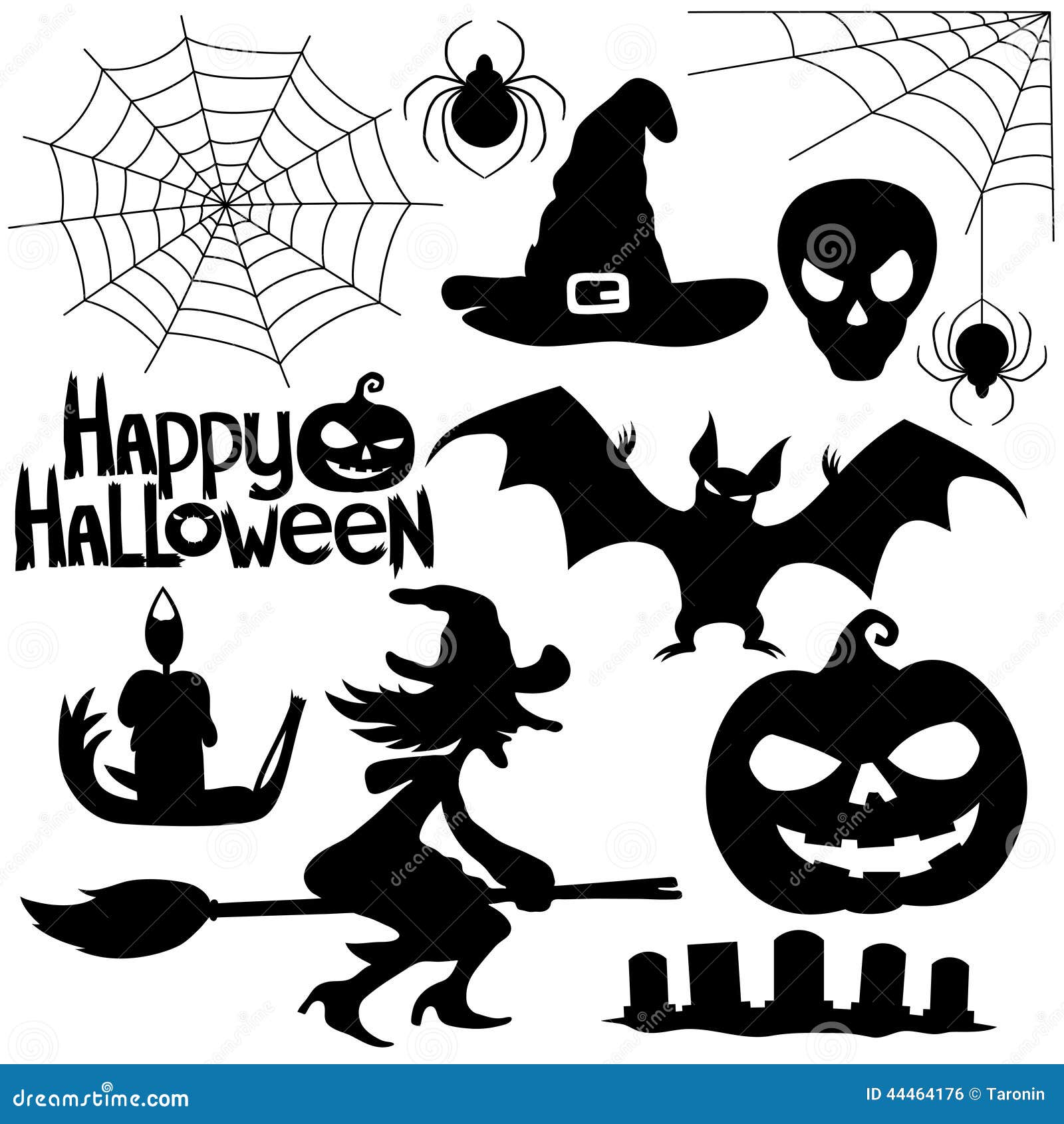 Halloween-Zeichen vektor abbildung. Illustration von tiere - 44464176