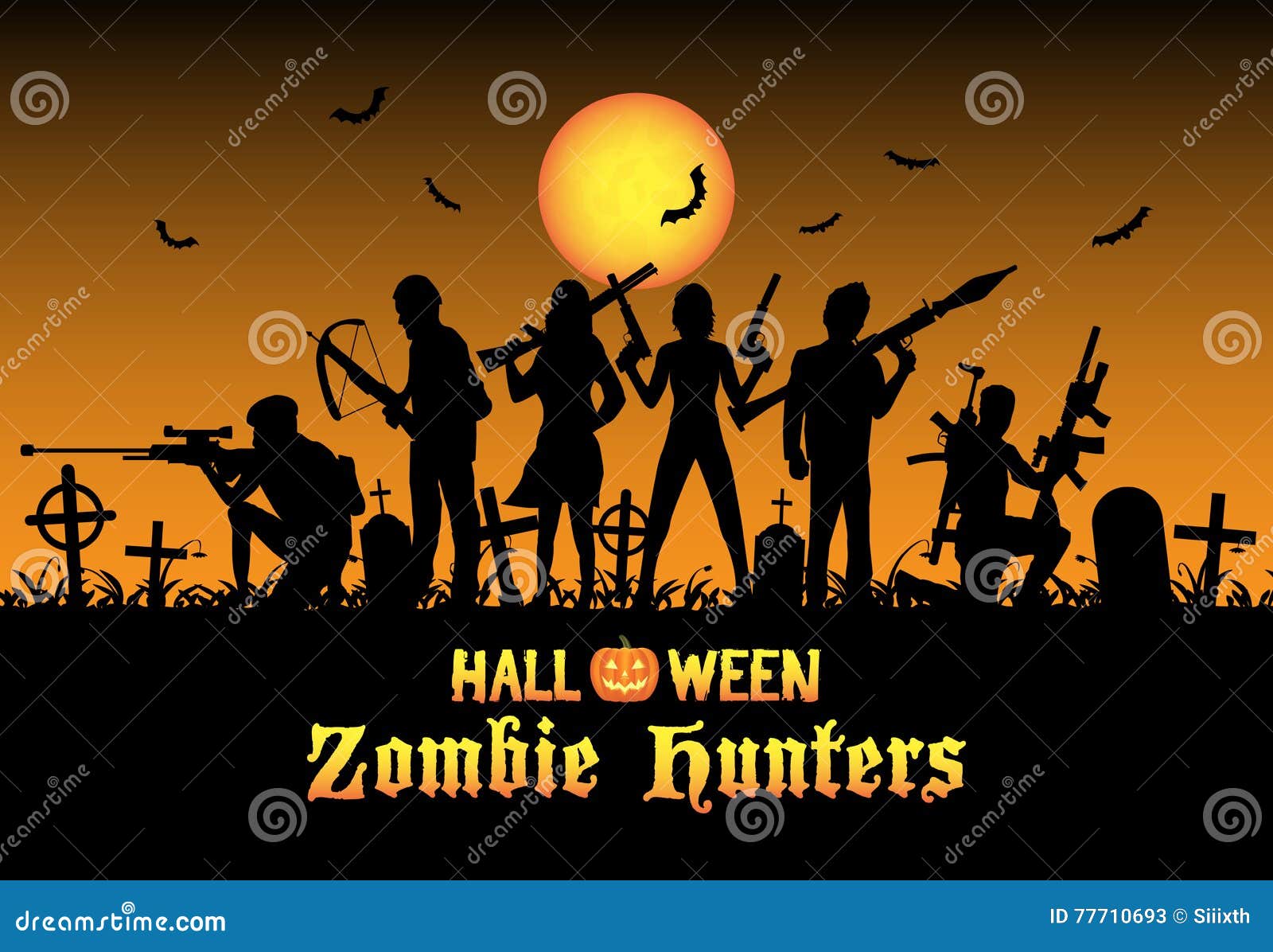 Zombie Hunters Stock Illustrations – 4 Zombie Hunters Stock ...