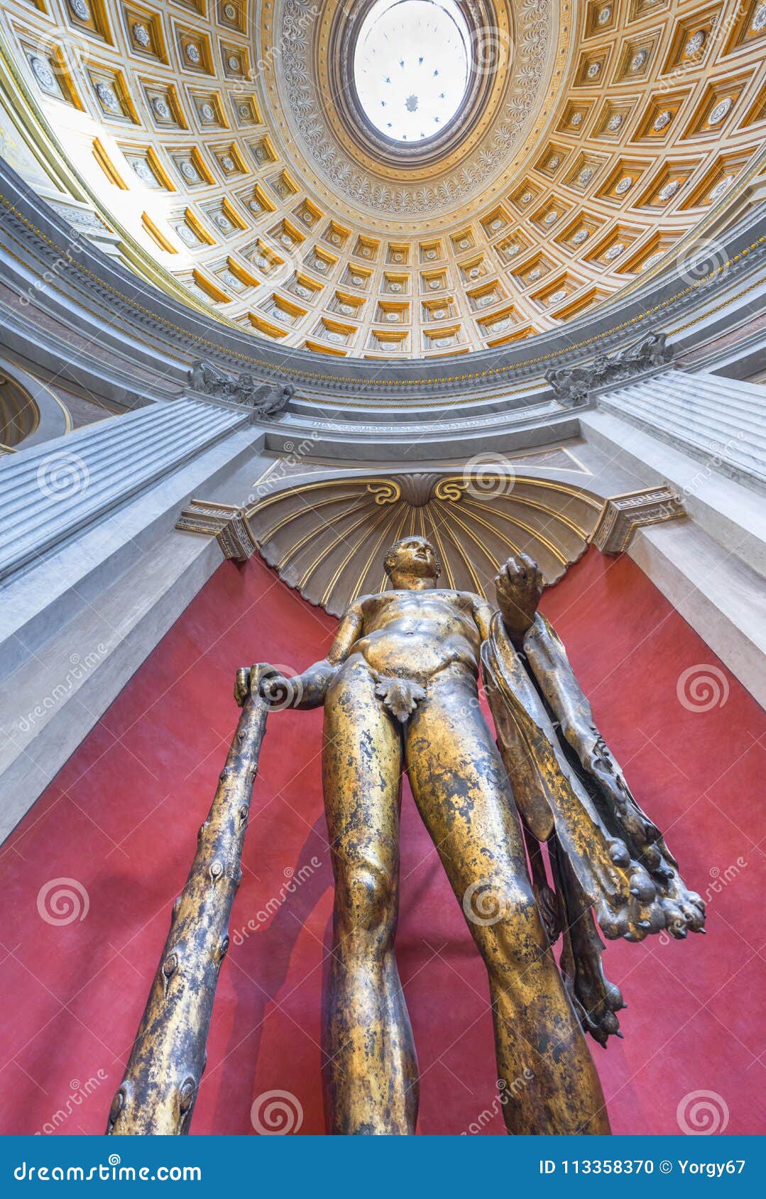 Impressive Statue at the Exposition of Vatican Museums Editorial Image ...