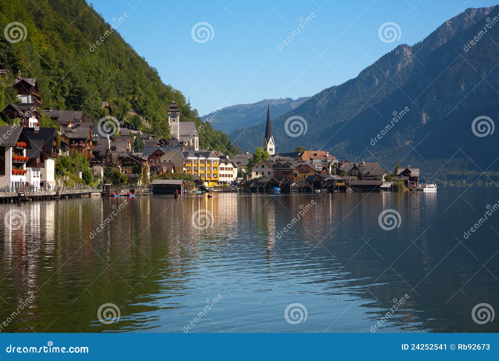 Hallstatt Austria stock image. Image of austria, travel - 24252541