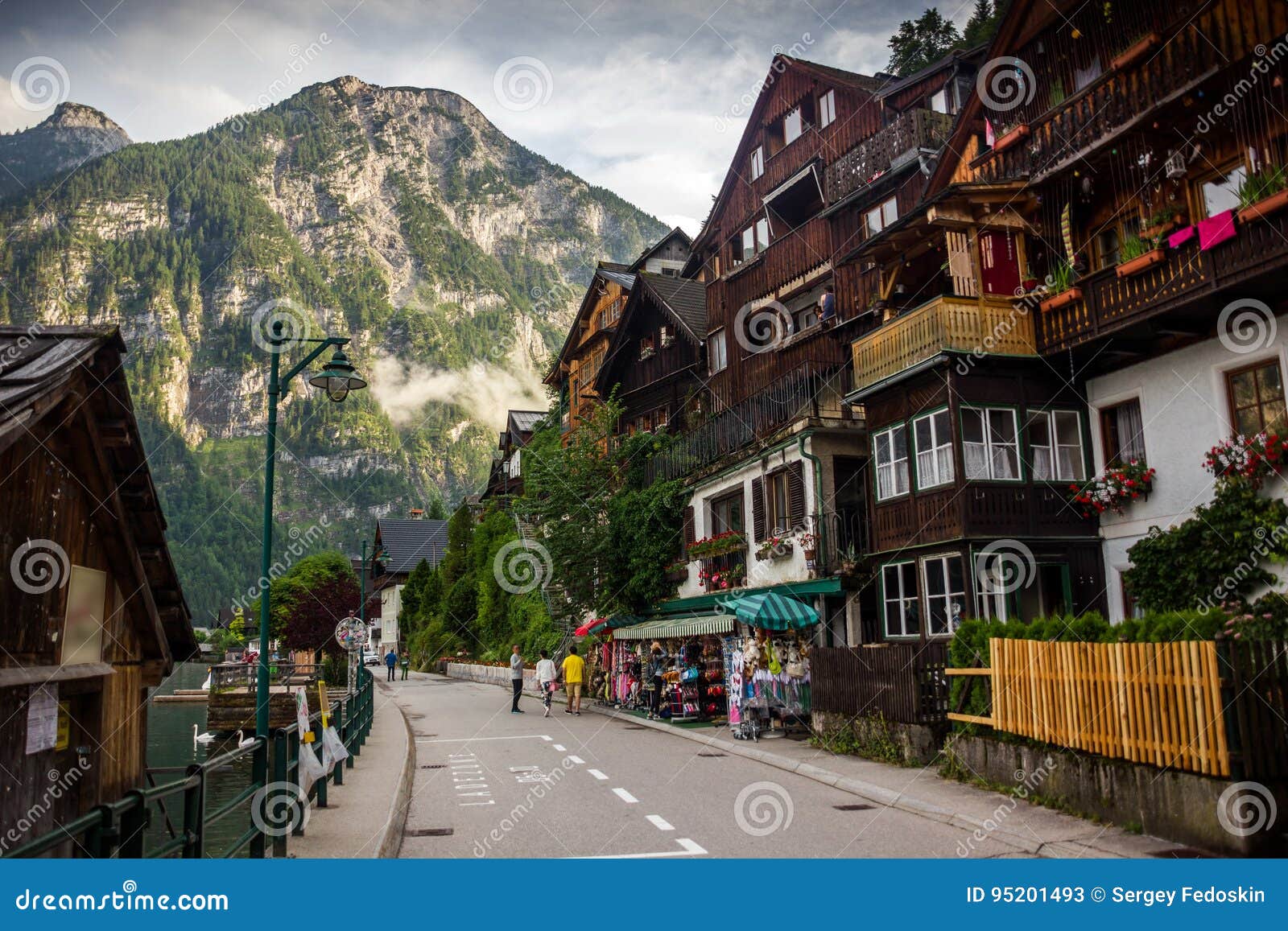 Hallstatt. Austria. editorial stock photo. Image of salzkammergut ...