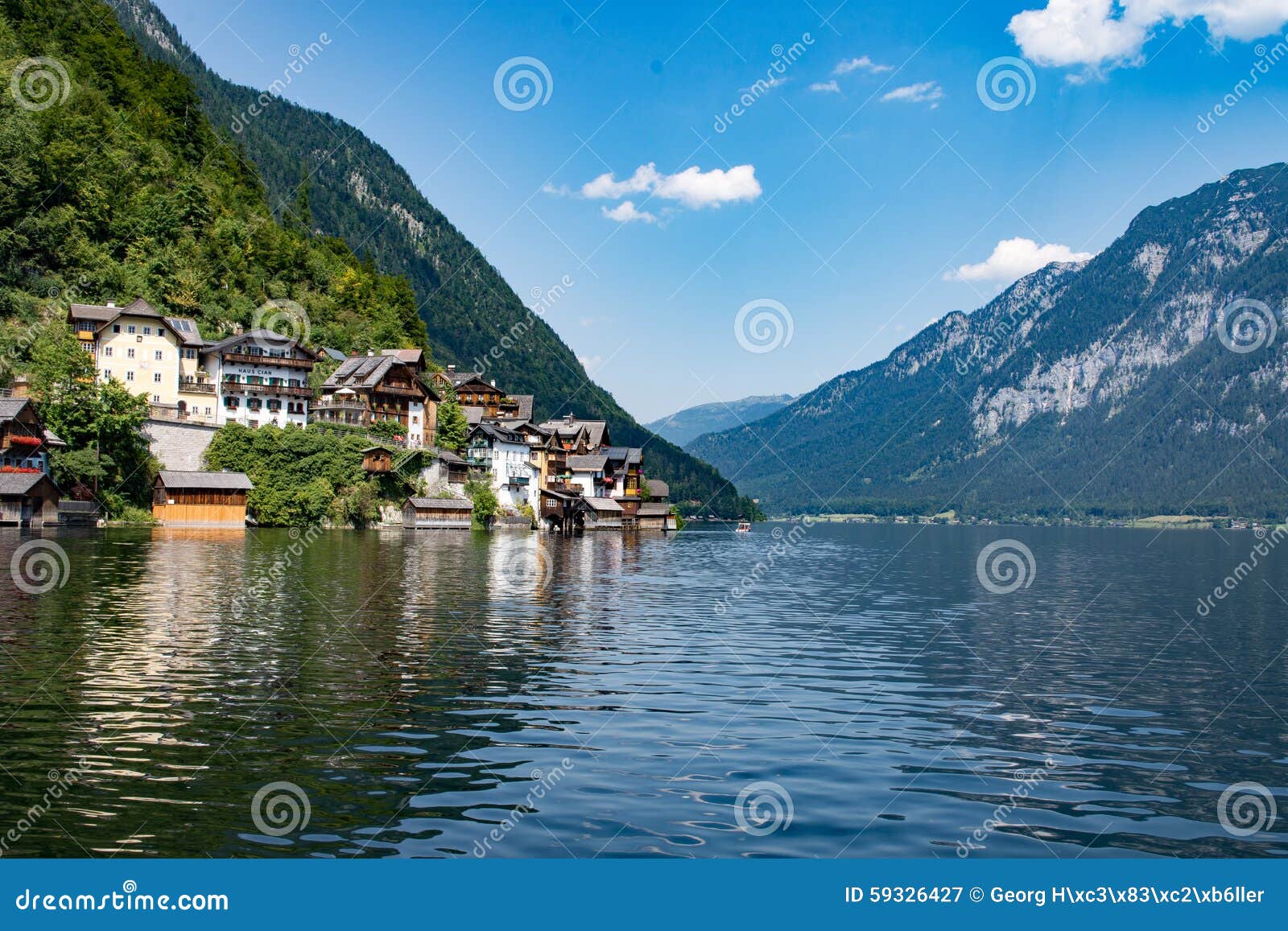 Hallstatt upper austria stock image. Image of austria - 59326427