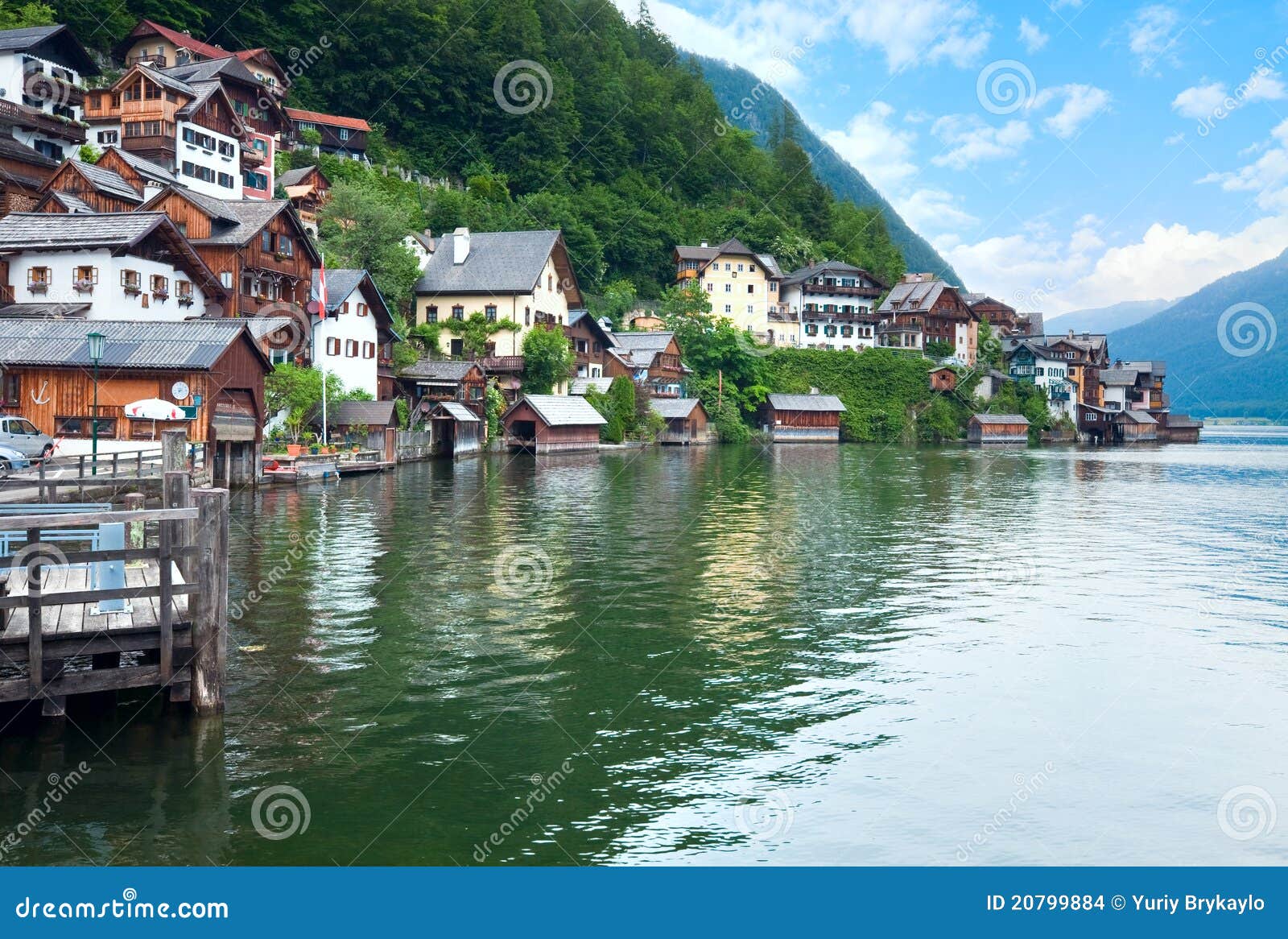 Hallstatt view (Austria) stock photo. Image of landscape - 20799884