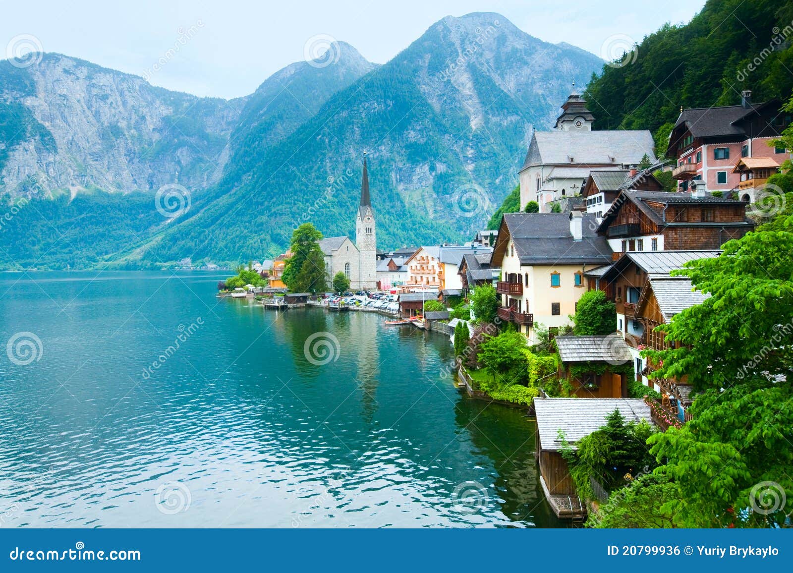 Hallstatt view (Austria) stock photo. Image of view, reflection - 20799936