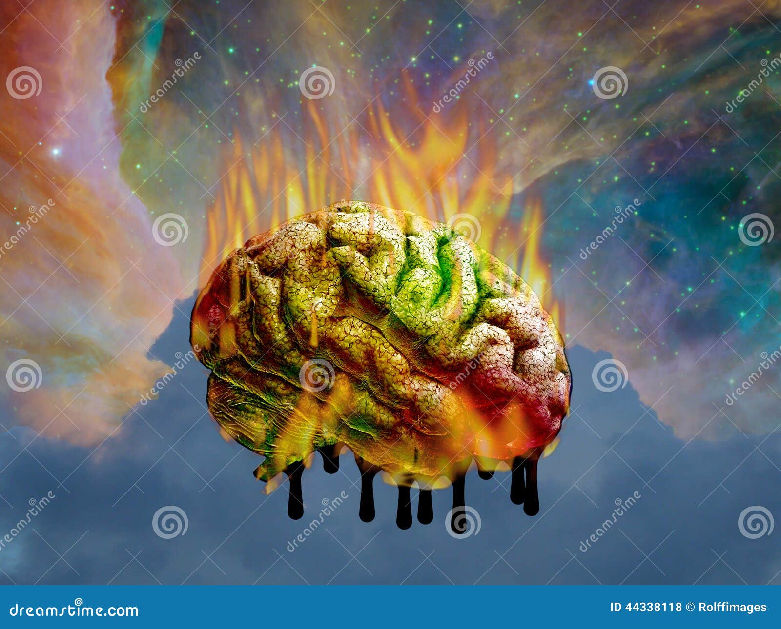 Hallucinate stock illustration. Illustration of drip - 44338118