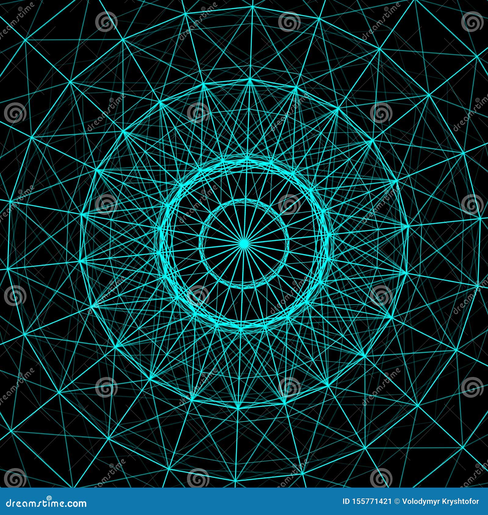 Hallucination. Optical Illusion. Kaleidoscope. Twisted Illustration ...