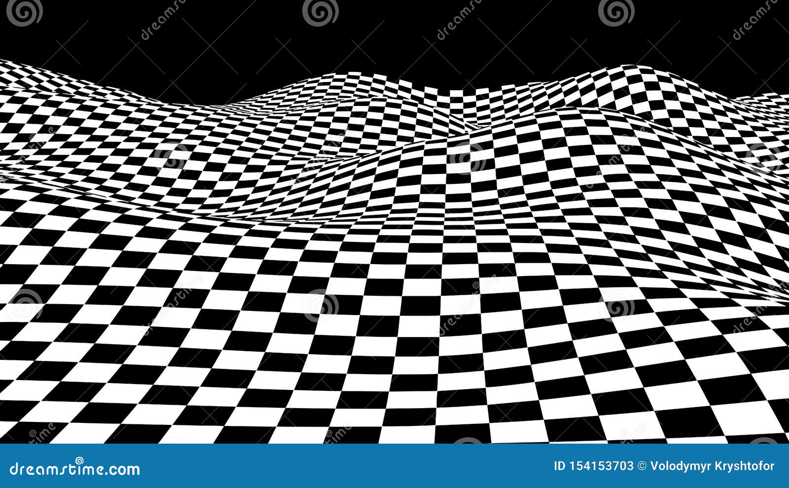 Hallucination. Optical Illusion. Twisted Illustration. Abstract ...
