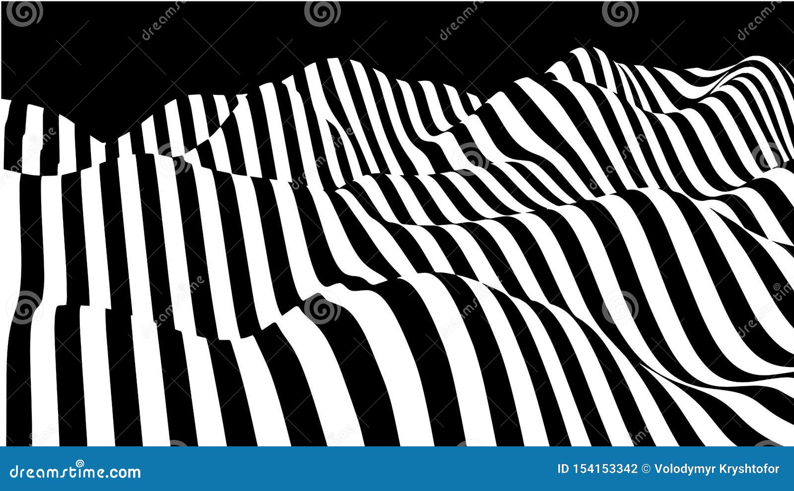 Hallucination. Optical Illusion. Twisted Illustration. Abstract ...