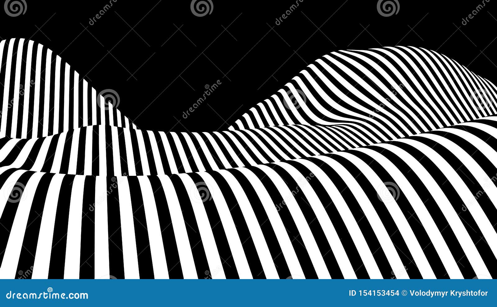 Hallucination. Optical Illusion. Twisted Illustration. Abstract ...