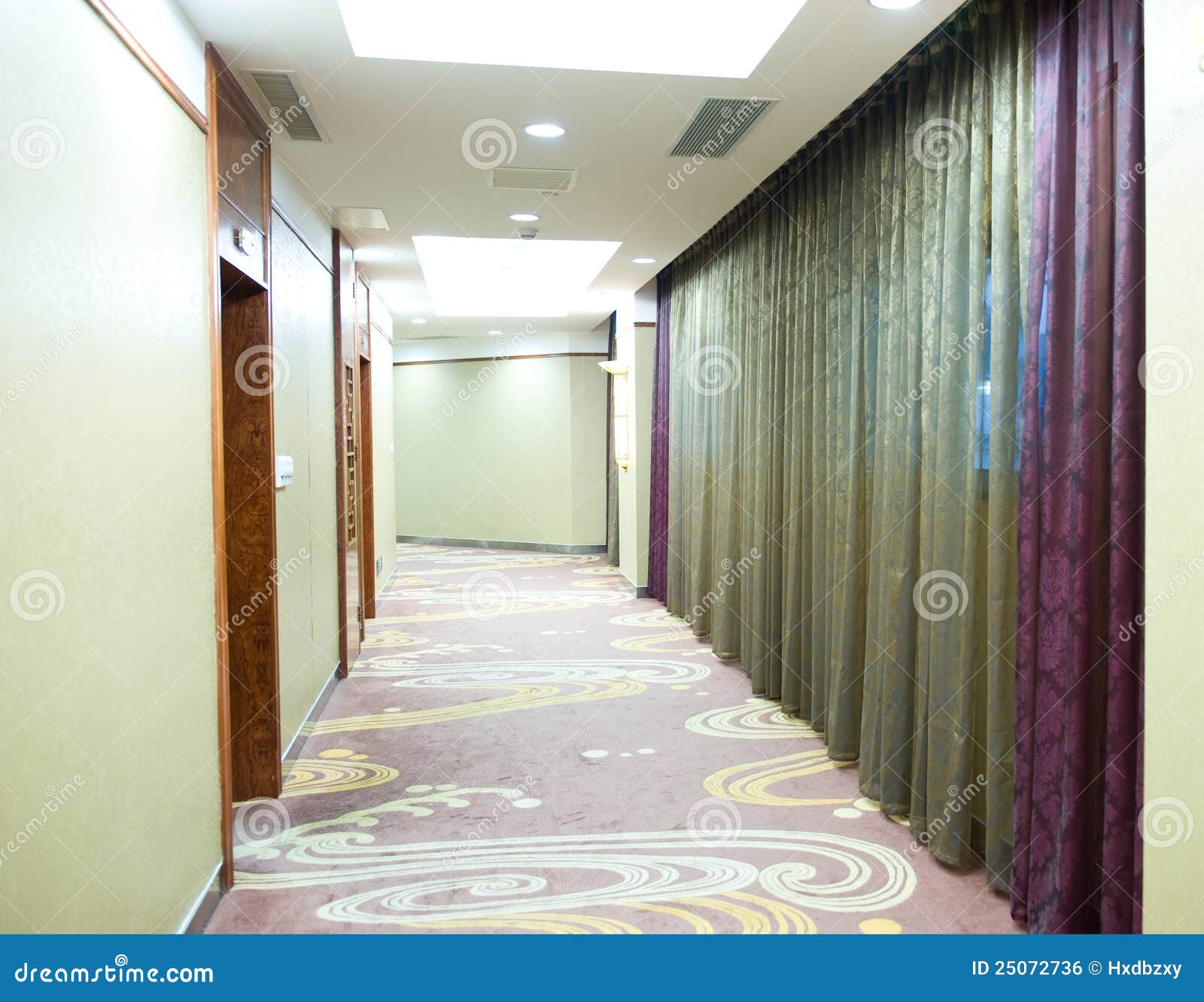 Hallway stock photo. Image of hall, interior, construction - 25072736