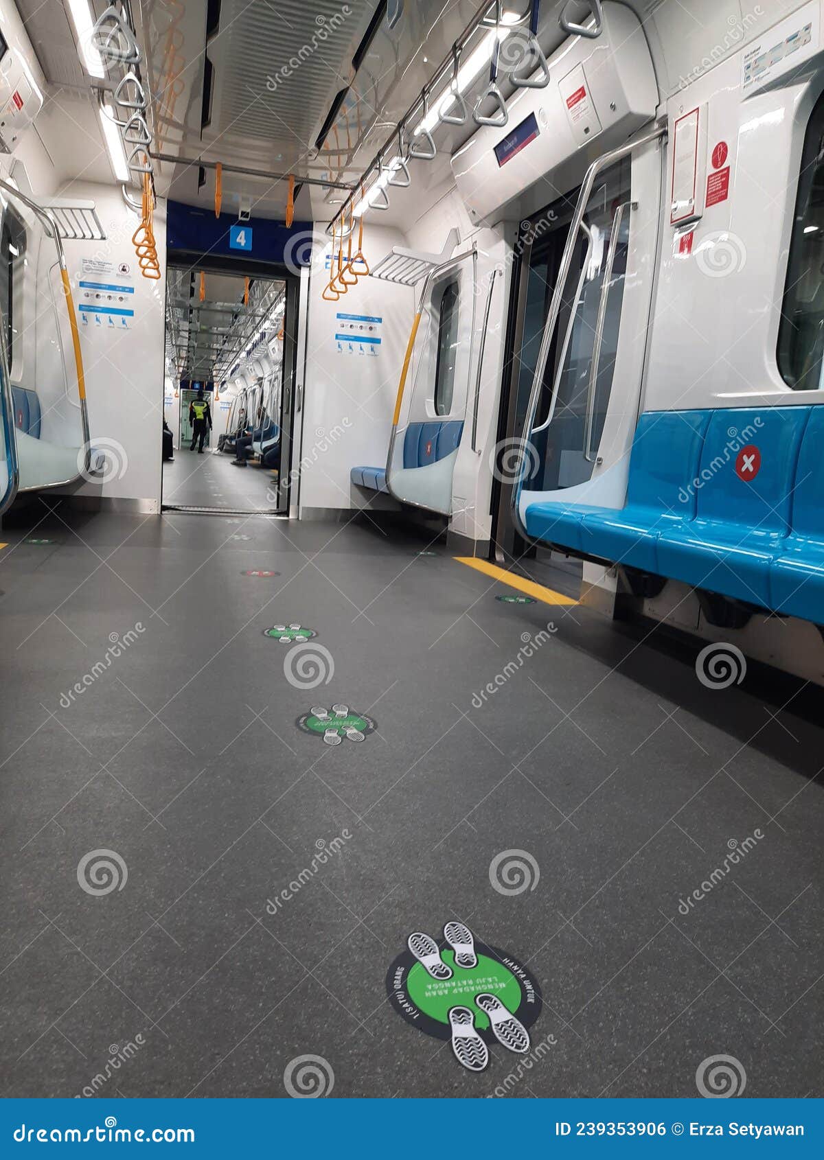 Hallway Inside a Subway in Jakarta, Indonesia Stock Photo - Image of ...